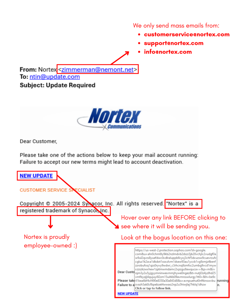 Gone Phishing - Nortex Communications